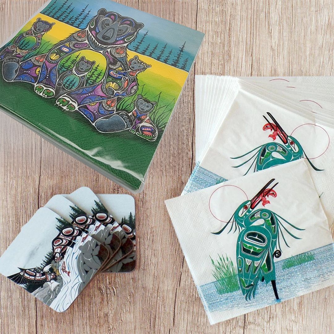 Coasters, Napkins, and Aprons – Indigenous Collection