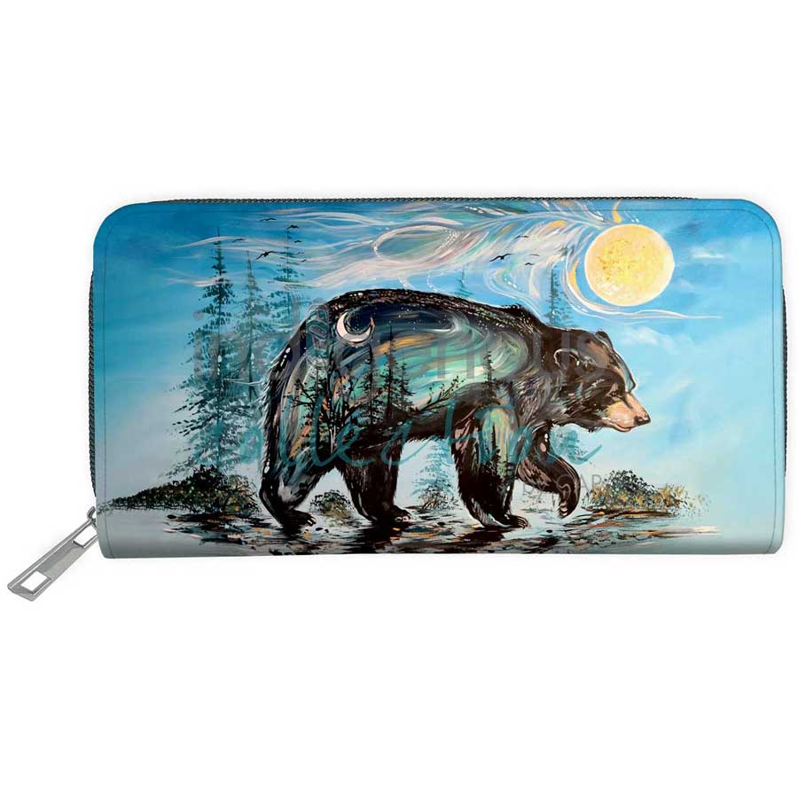 A Bear's Journey Embossed Wallet by artist Carla Joseph – Indigenous ...