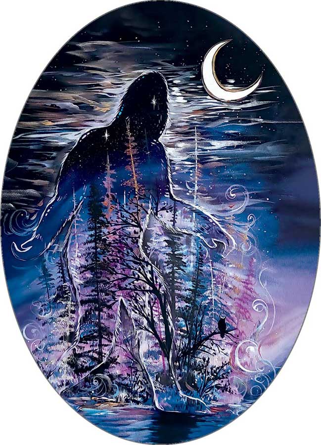 Sabe (Sasquatch) Sticker – Indigenous Collection