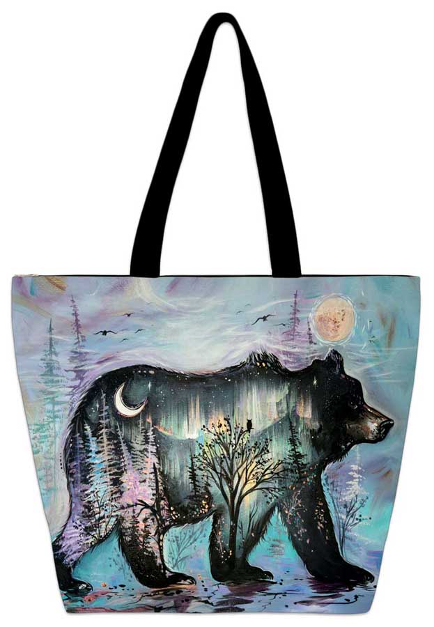 Midnight Bear Tote Bag – Indigenous Collection
