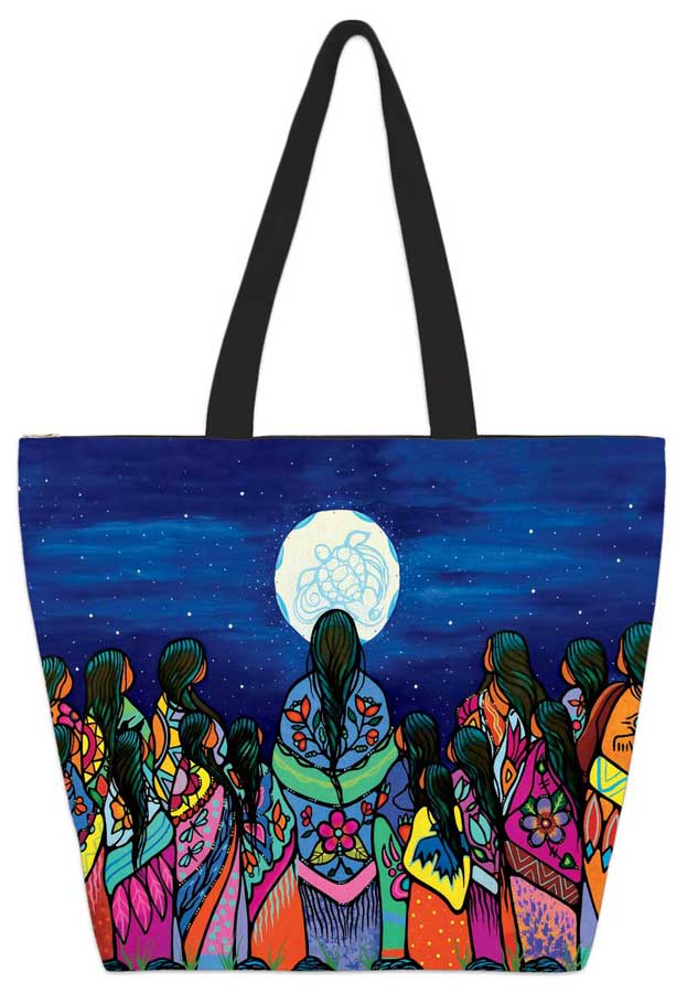 Full Moon Ceremony Tote Bag – Indigenous Collection