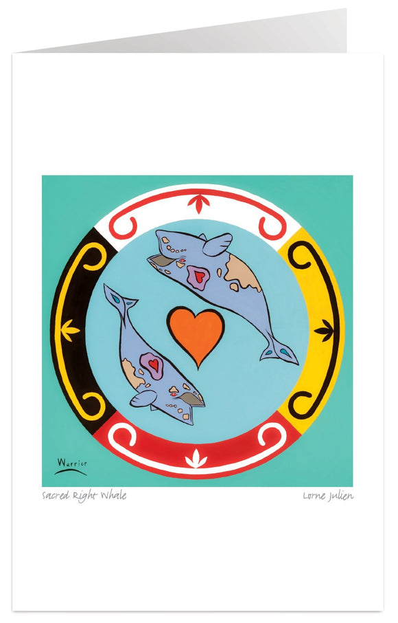 Sacred Right Whale by artist Lorne Julien – Indigenous Collection