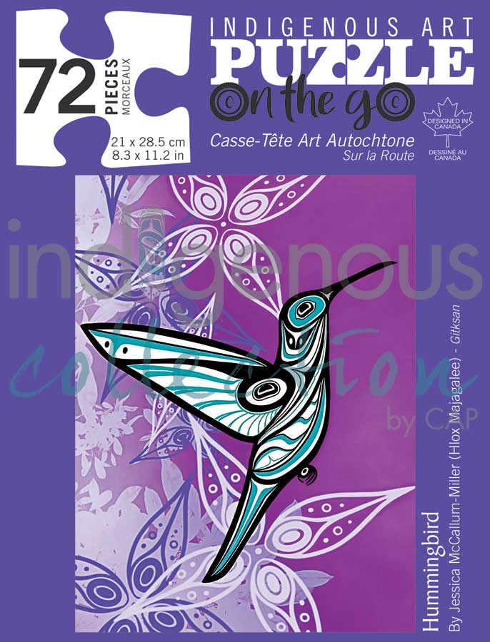 Hummingbird 72 piece Puzzle by artist Jessica McCallum-Miller (Hlox ...