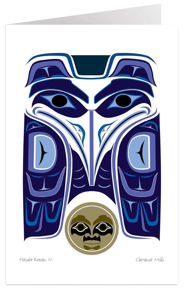 Haida Raven IV by artist Clarence Mills – Indigenous Collection