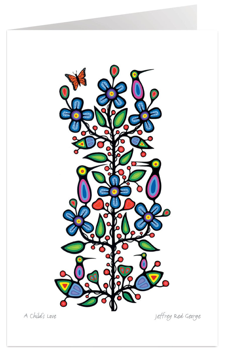 A Child's Love by artist Jeffrey Red George – Indigenous Collection
