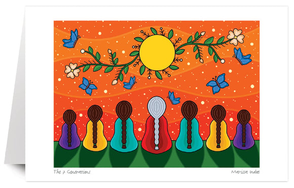 The 7 Generations by artist Marissa Indoe – Indigenous Collection