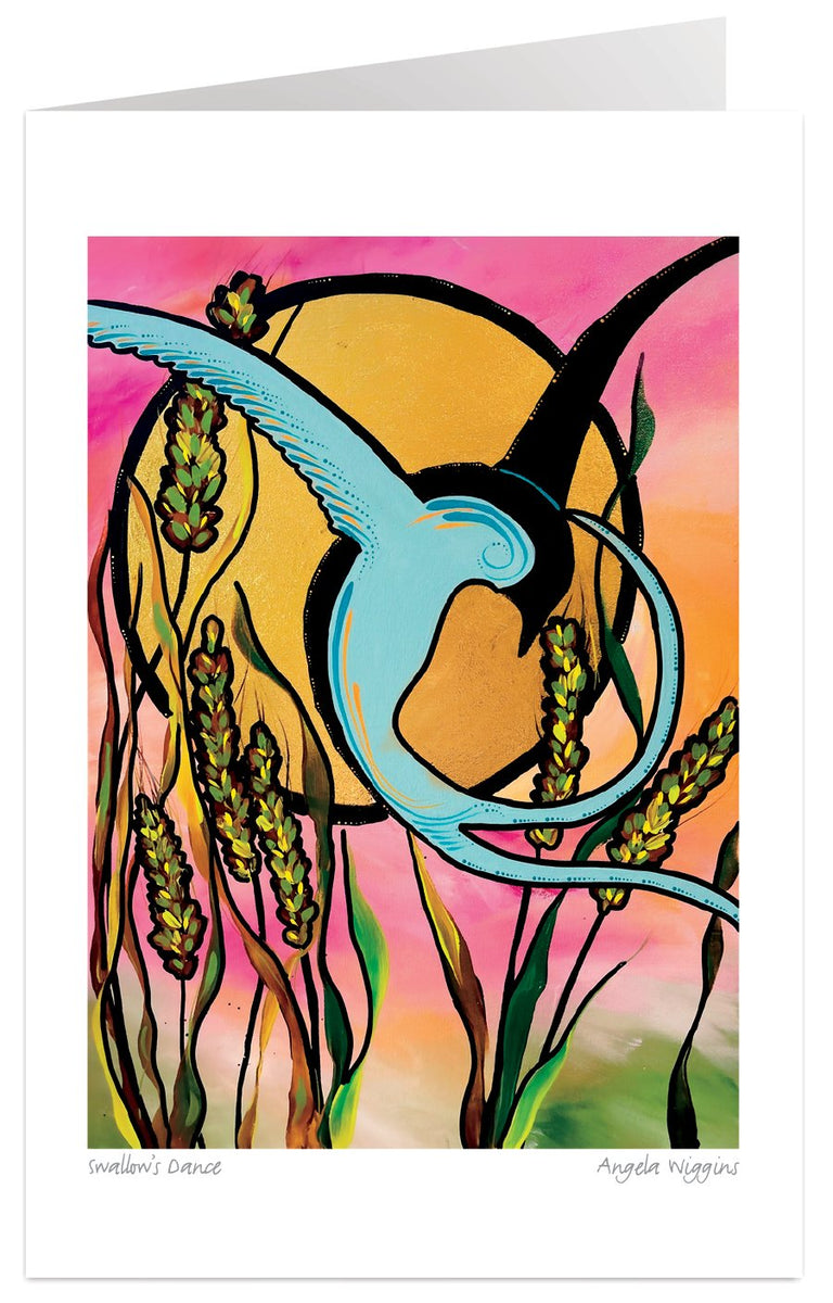 Swallow's Dance by artist Angela Wiggins – Indigenous Collection