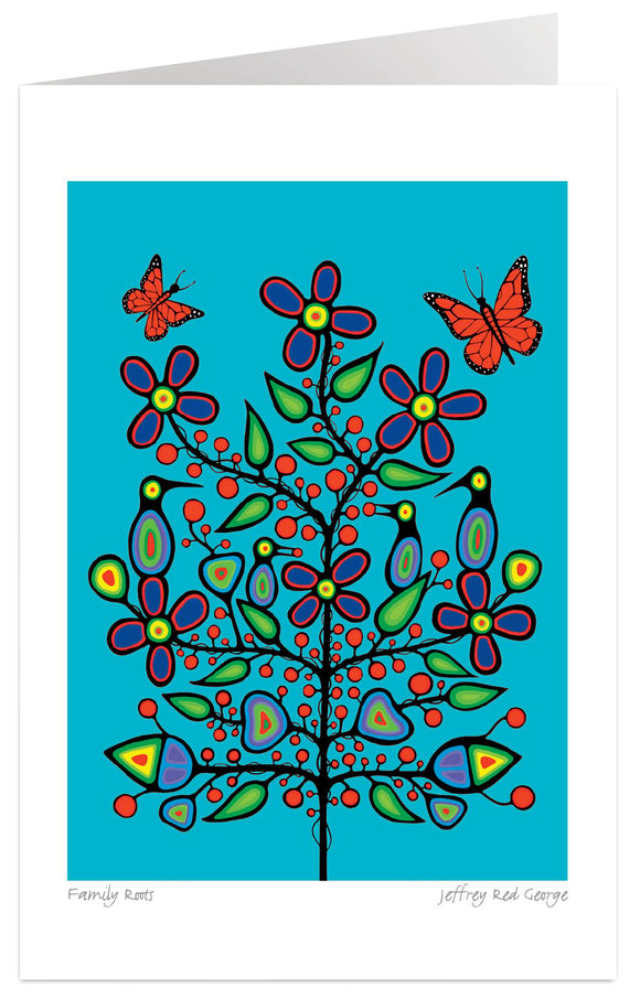 Family Roots by artist Jeffrey Red George – Indigenous Collection