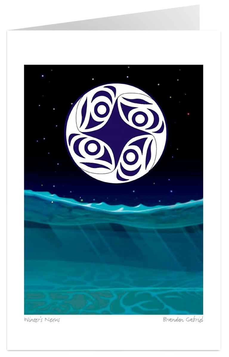 Winter's Nexus by artist Brandon Gabriel – Indigenous Collection