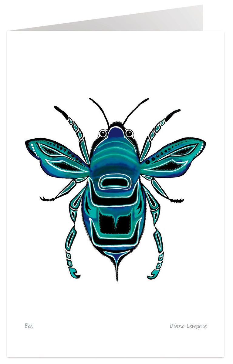 Bee by artist Diane Levesque – Indigenous Collection
