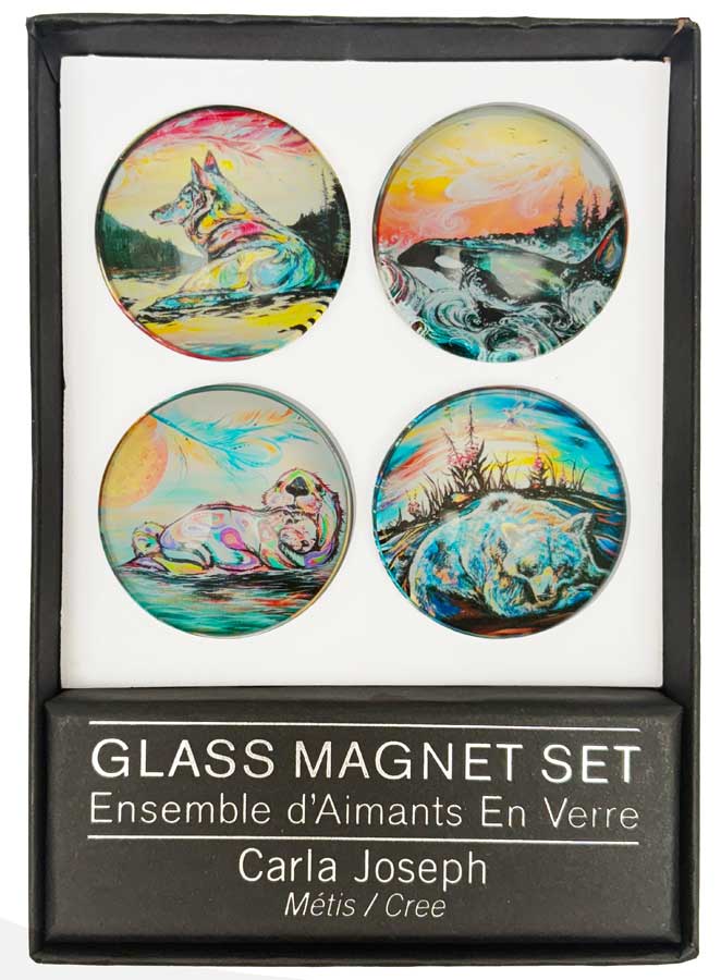 Carla Joseph Large Glass Magnet Set – Indigenous Collection