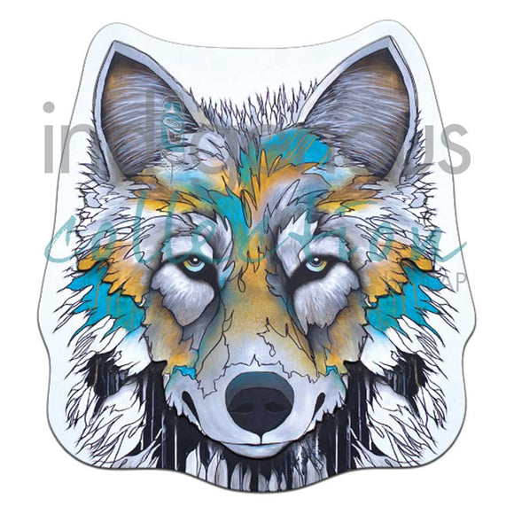 Alpha 3D Magnet by artist Micqaela Jones - Te-Moak. Indigenous Collection