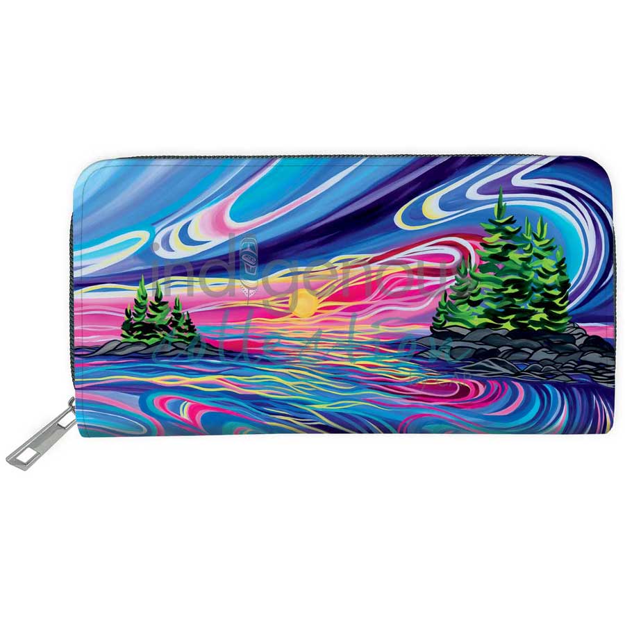 Reflect & Grow with Love Embossed Wallet by artist Shawna Boulette ...