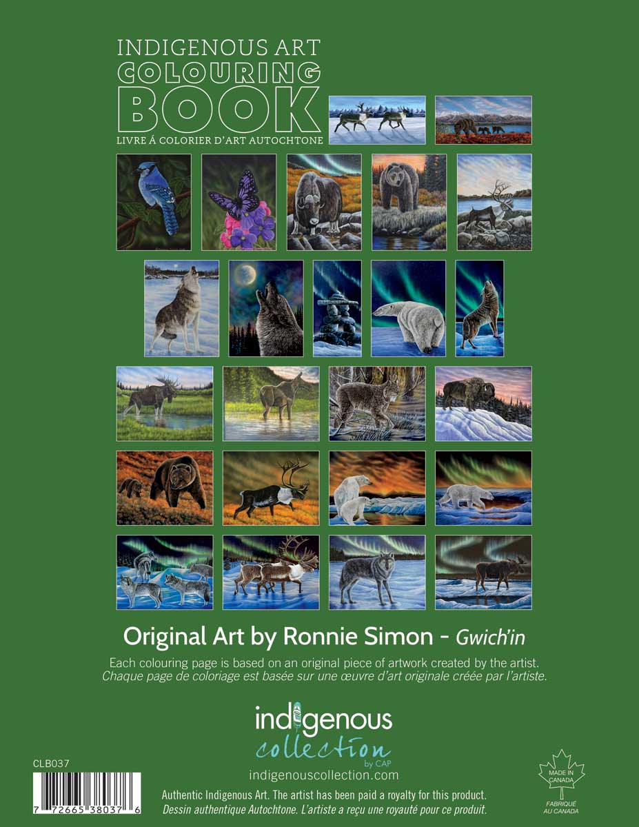 Ronnie Simon Colouring Book – Indigenous Collection