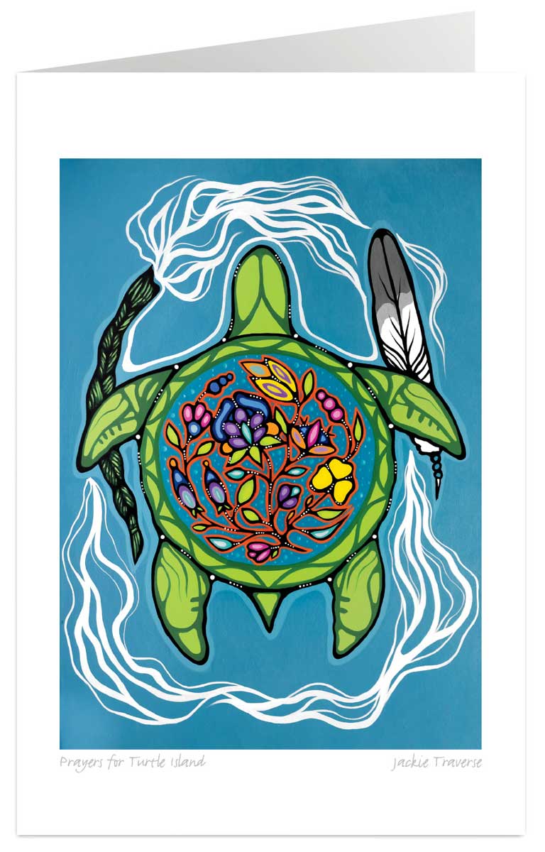 Prayers for Turtle Island - 9" x 6" Art Card – Indigenous Collection