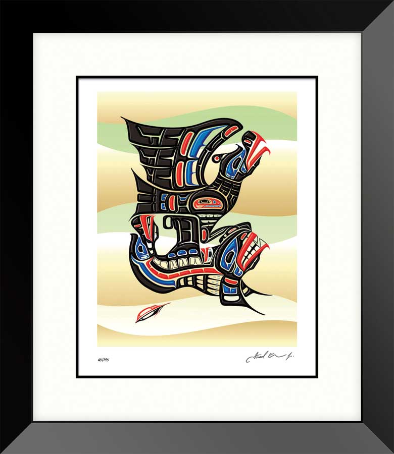 Heiltsuk Thunderbird and Killer Whale Framed Limited Edition ...