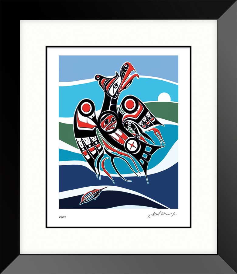 Heiltsuk Thunderbird in Motion Framed Limited Edition – Indigenous ...