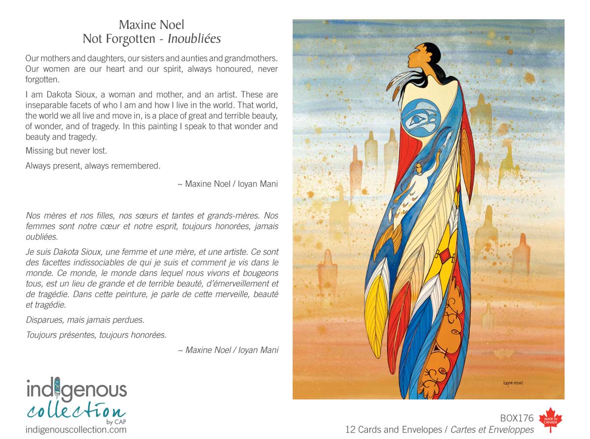 Maxine Noel Not Forgotten Boxed Note Cards – Indigenous Collection